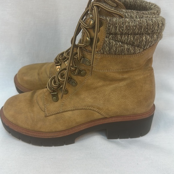 MIA | Shoes | Mia Regis Sw Natural Tan Vegan Leather Malta Lug Sole ...